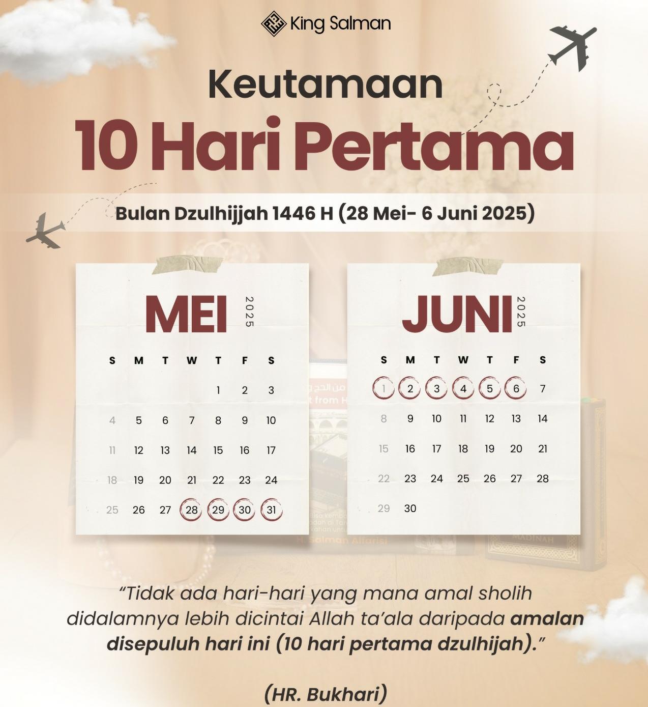 Keutamaan 10 hari Pertama Bulan Dzulhijjah | Kabarlah.com